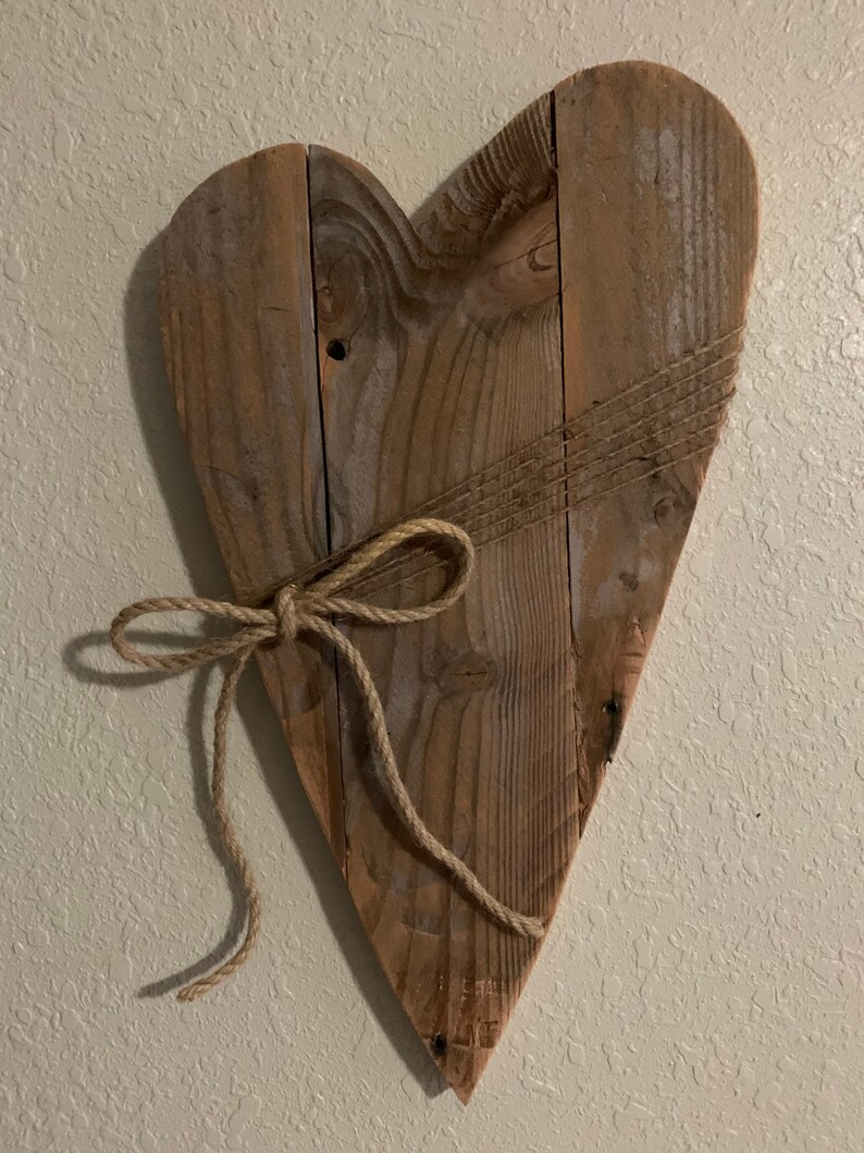 Primitive Heart Rustic Heart Wooden Heart Heart Love - Etsy