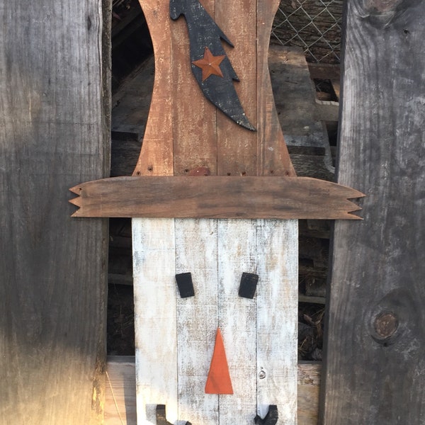 Wooden Scarecrow - Etsy