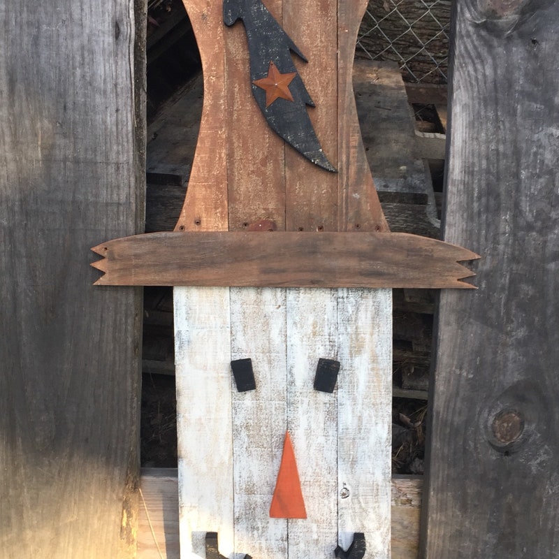 Wooden Scarecrow - Etsy