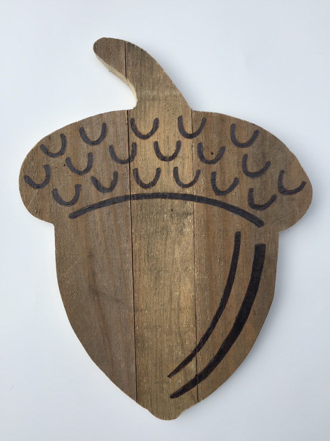 Acorn, Wooden Acorn, Rustic Acorn, Pallet Acorn, Fall, Fall Decorations ...