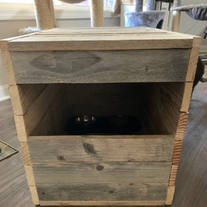 Wooden Cat Box, Cat Box, Cat Food, Cat Food Box, Food, Pallet Box ...