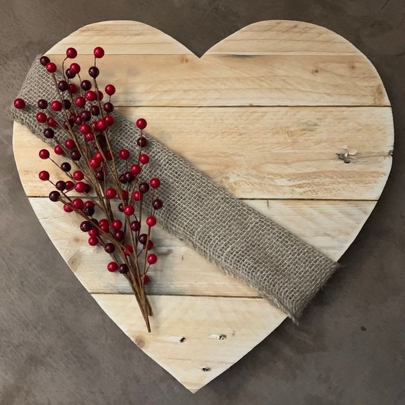 Wooden Pallet Heart - Etsy