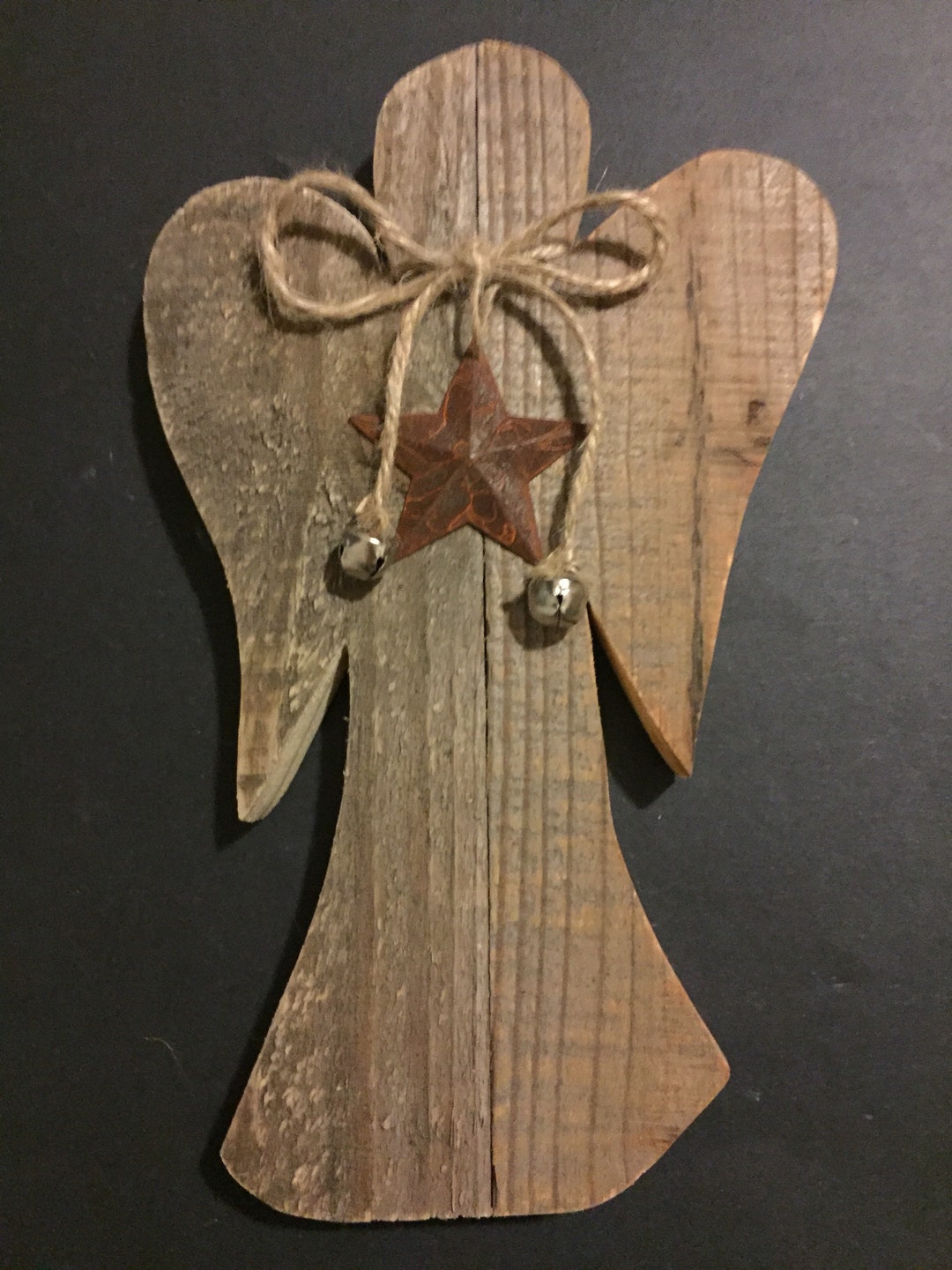 Primitive Angel, Wooden Angel, Angel, Rustic Angel, Hanging Angel ...