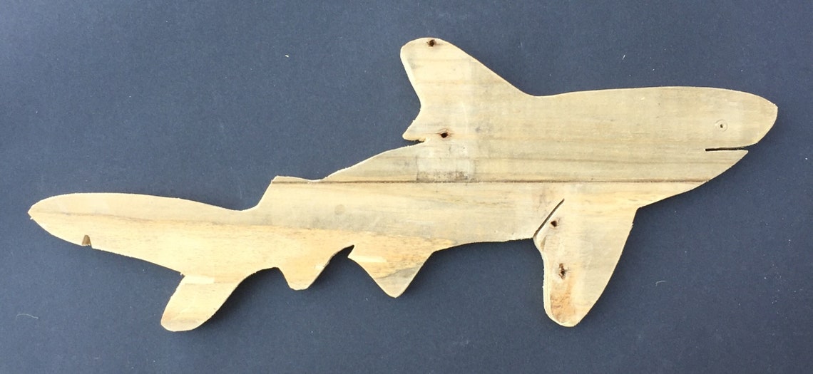 Rustic Wooden Shark, Rustic Shark, Wooden Shark, Shark, Ocean Animals ...