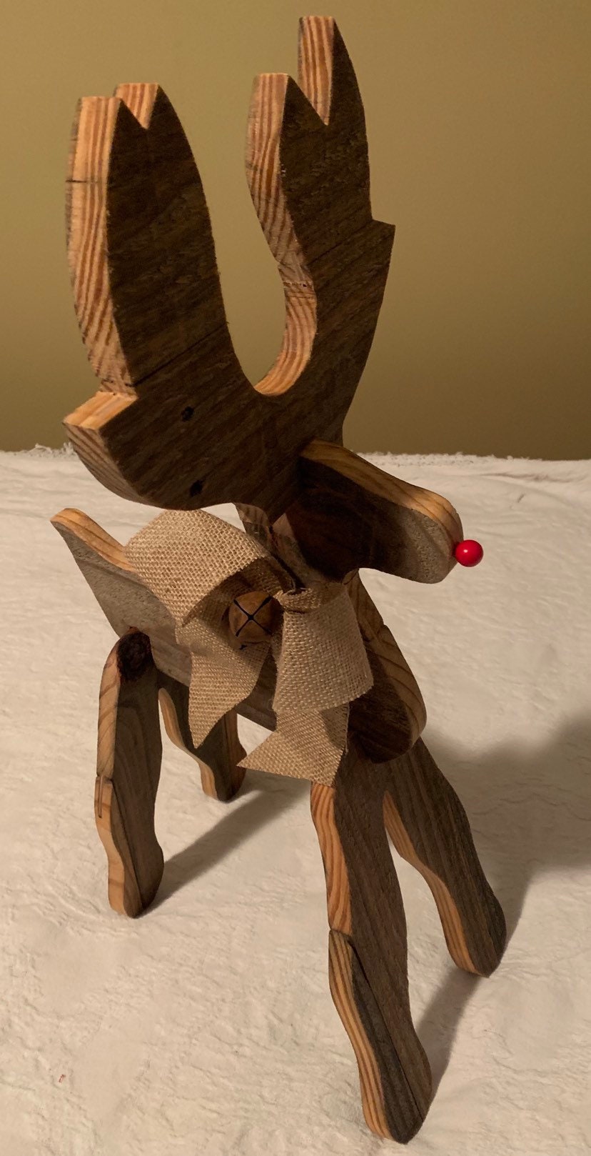 Wooden Reindeer Reindeer Christmas Decor Holiday Decor | Etsy