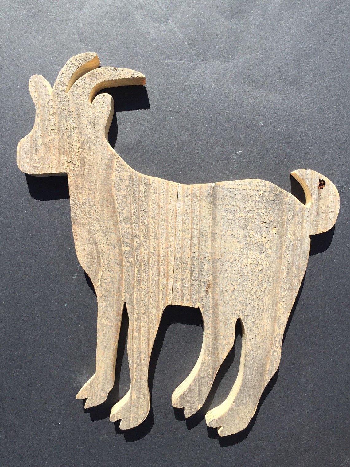 Wooden Goat Goat Rustic Goat Goat Cutout Farm Animal | Etsy