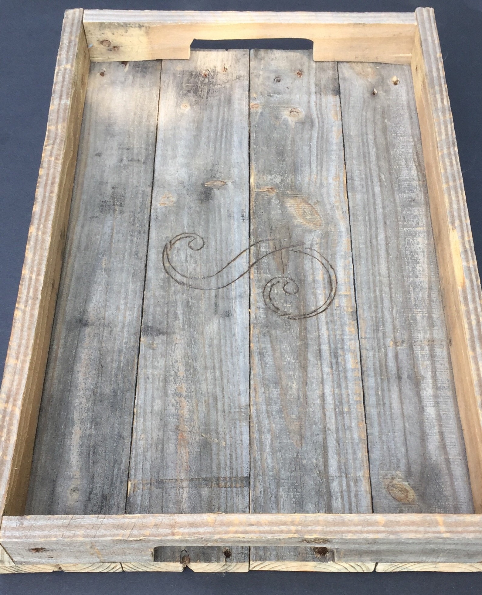 Rustic Pallet Dinner Tray Wooden Tray Dinner Tray Rustic | Etsy