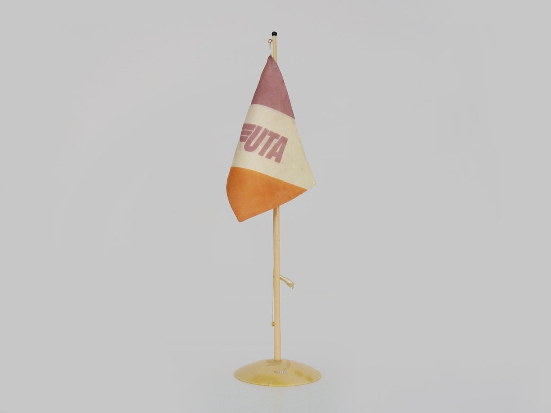 RARE Flag Pennant UTA Airline Counter Flag - Etsy