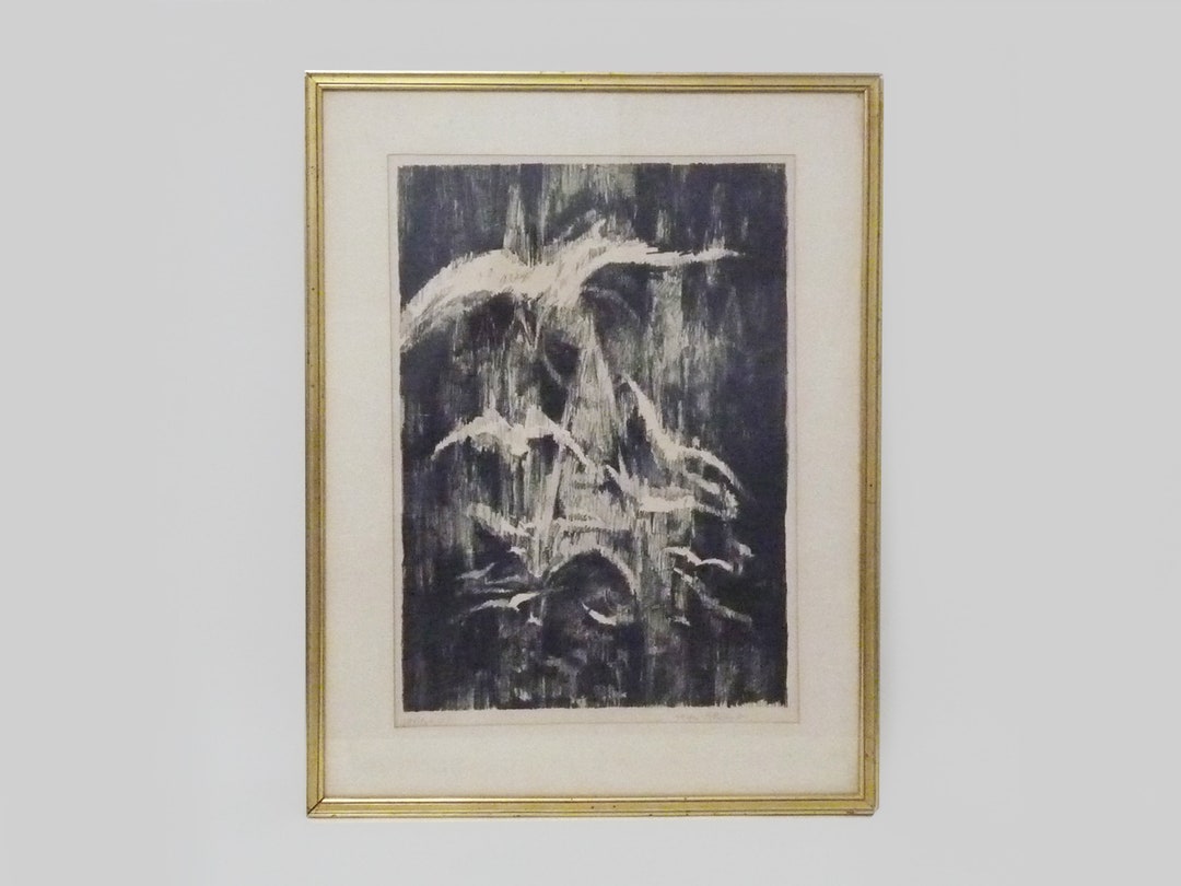 Original Lithograph by Jean Bréant, Rouen Cathedral Signed and Numbered ...