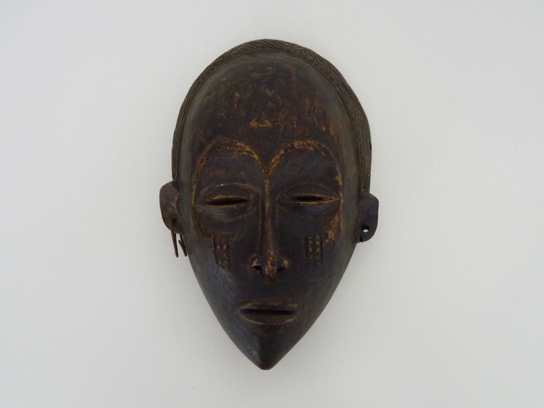 Lwena Female Mask, Lunda, Luvale Angola. Certificate Provided - Etsy
