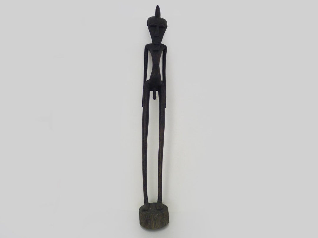 Very Large African Wooden Statue Primitive African Art. Lobi - Etsy