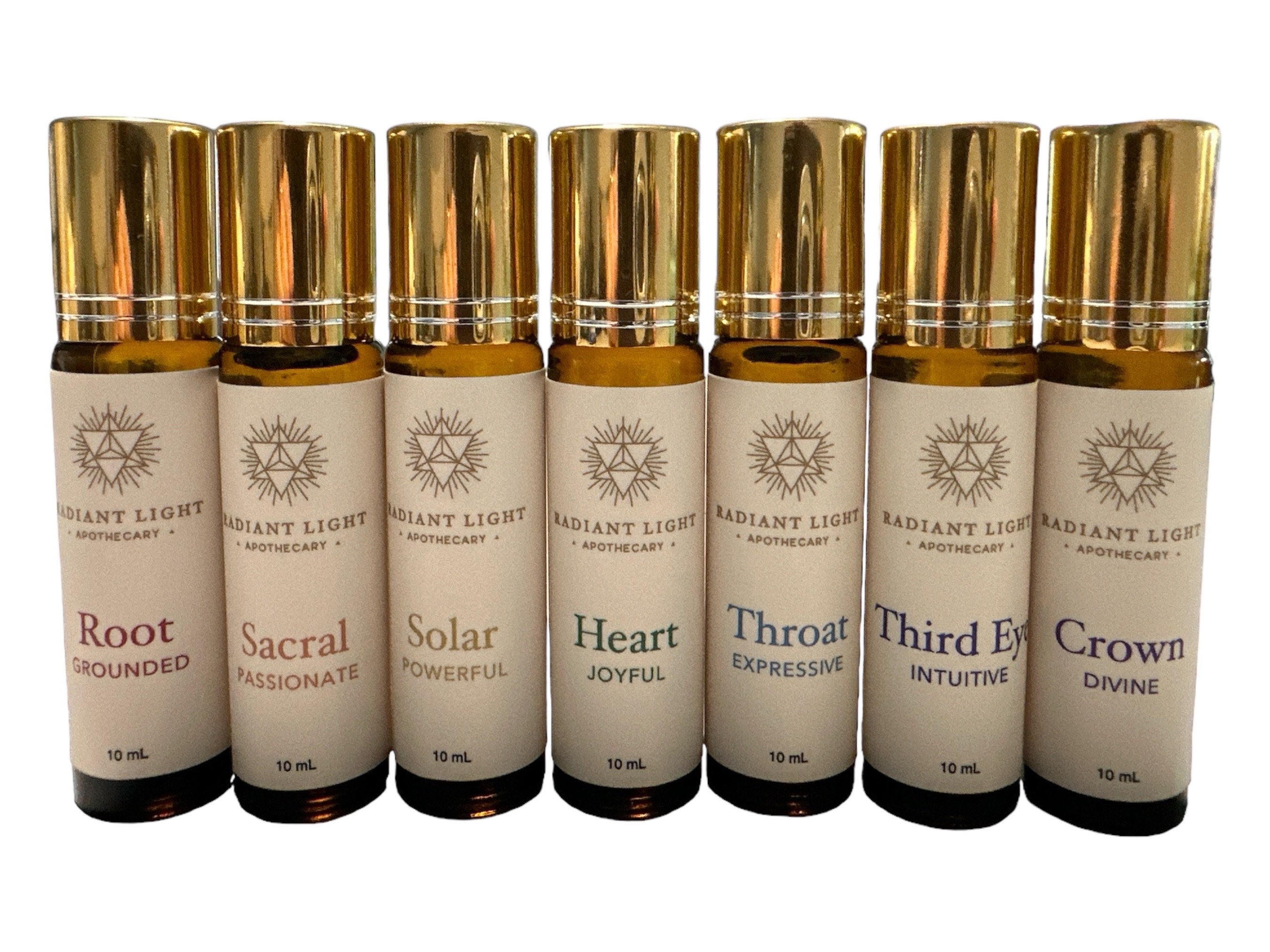 7 Chakra Oil Set - Etsy