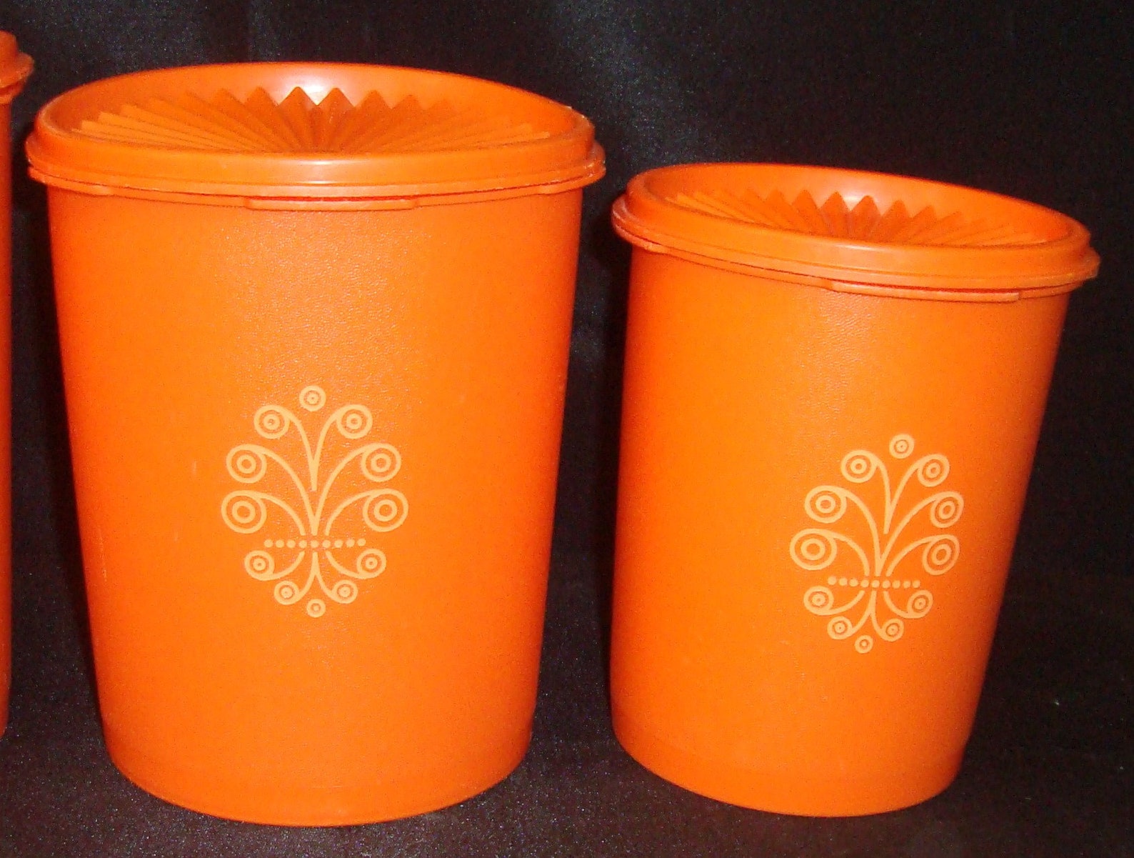 4 Vintage Orange Plastic Nesting Containers (USA) - Etsy