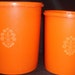 4 Vintage Orange Plastic Nesting Containers (USA) - Etsy