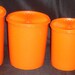 4 Vintage Orange Plastic Nesting Containers (USA) - Etsy