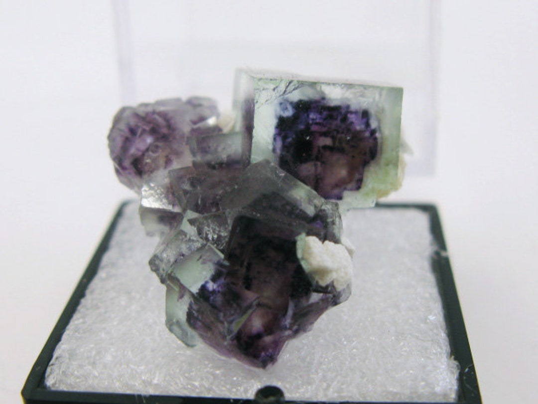 Fluorite Yindu Mine, Inner Mongolia, China . Beautiful Green Purple ...
