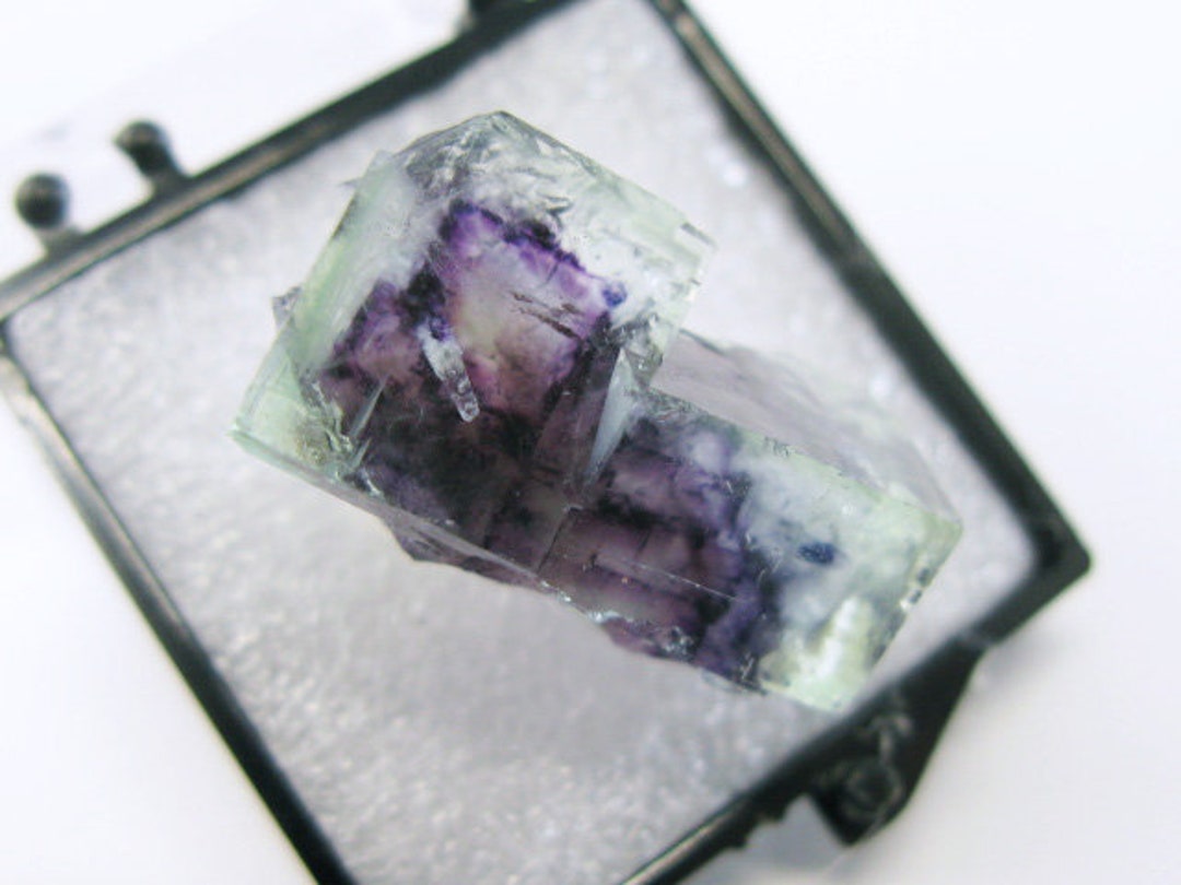 Fluorite- Yindu Mine, Inner Mongolia, China . Beautiful Green Purple ...