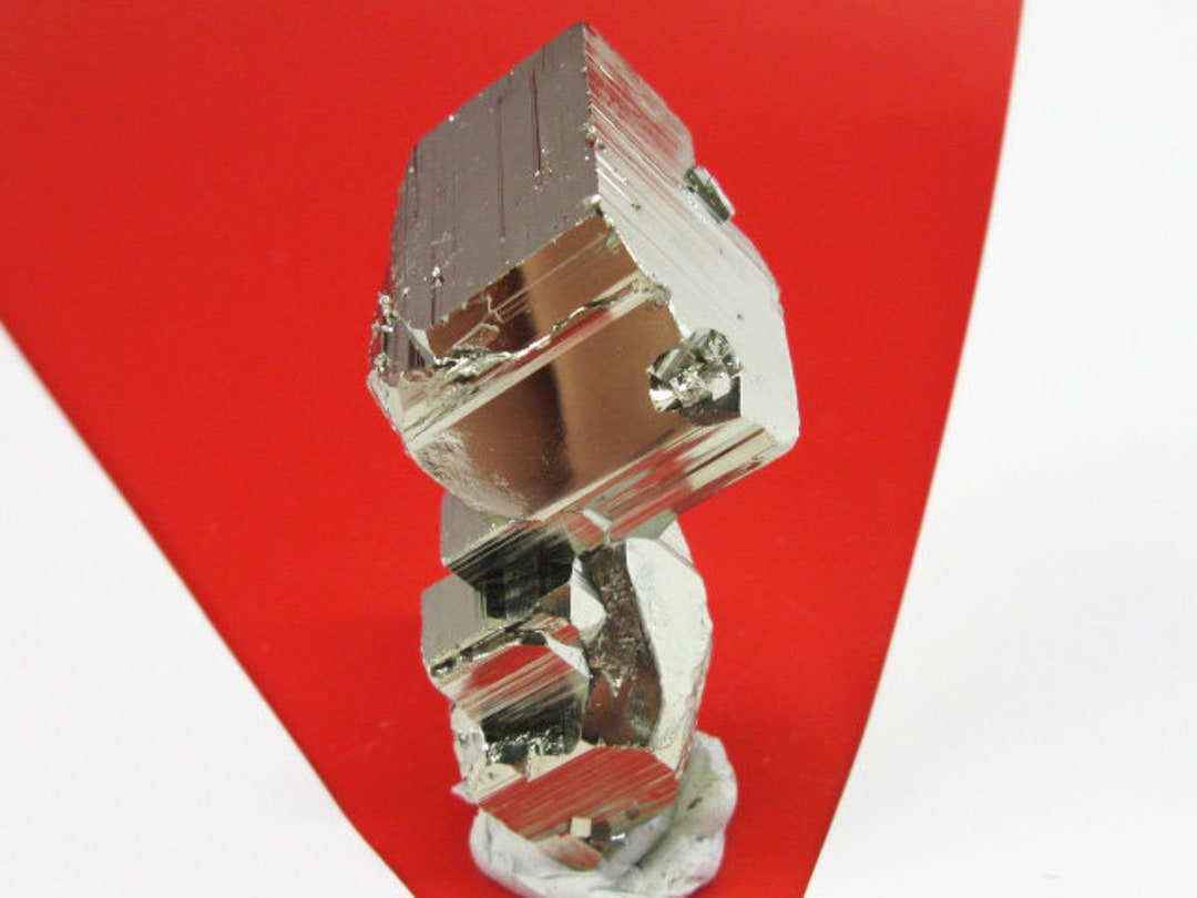 2.8" Pyrite -127g- Peru. Cubic Natural Fools Fool's Gold Colored ...