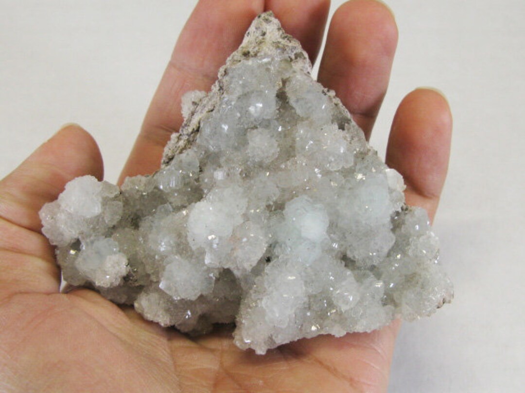 3.7" Hemimorphite Crystals -mfouati, Congo 126g Natural White Yellow ...