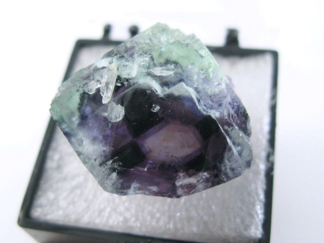 Fluorite- Yindu Mine, Inner Mongolia, China . Beautiful Green Purple ...