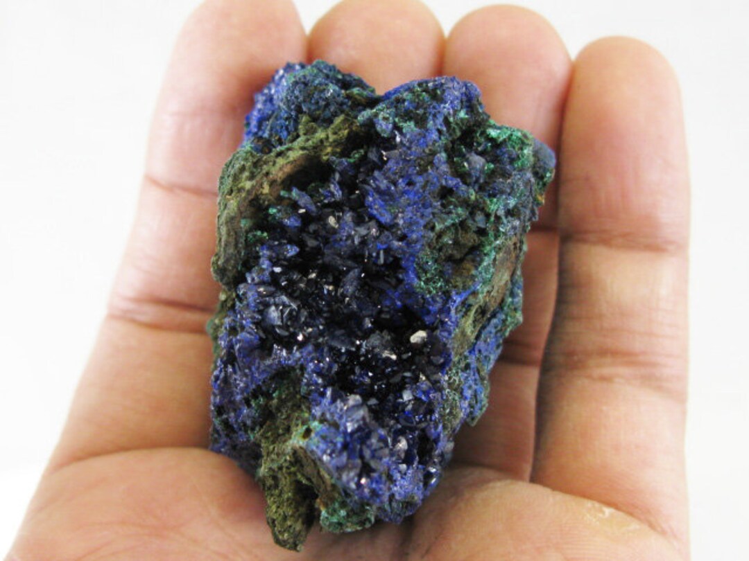 2.1" Azurite -104g Anhui Prov China Crystal Cluster Beautiful Blue ...