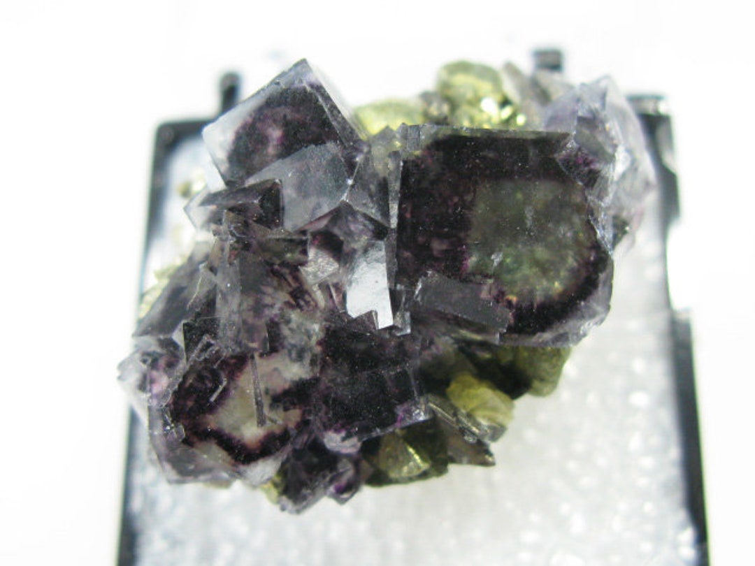 Fluorite Yindu Mine, Inner Mongolia, China . Beautiful Green Purple ...