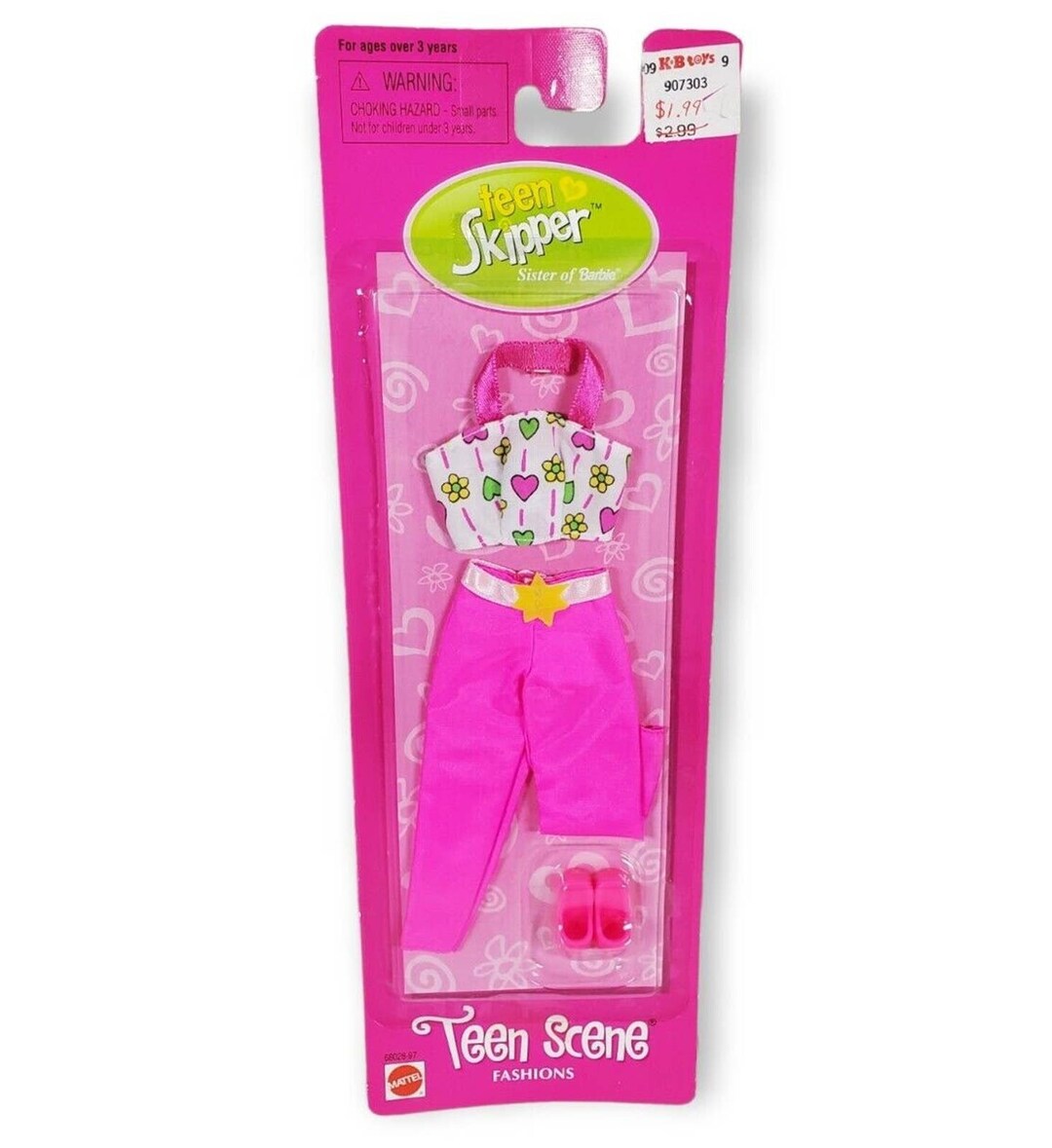 Barbie Teen Skipper Scene Fashions 1998 Mattel 68028-97 Outfit Pink - Etsy