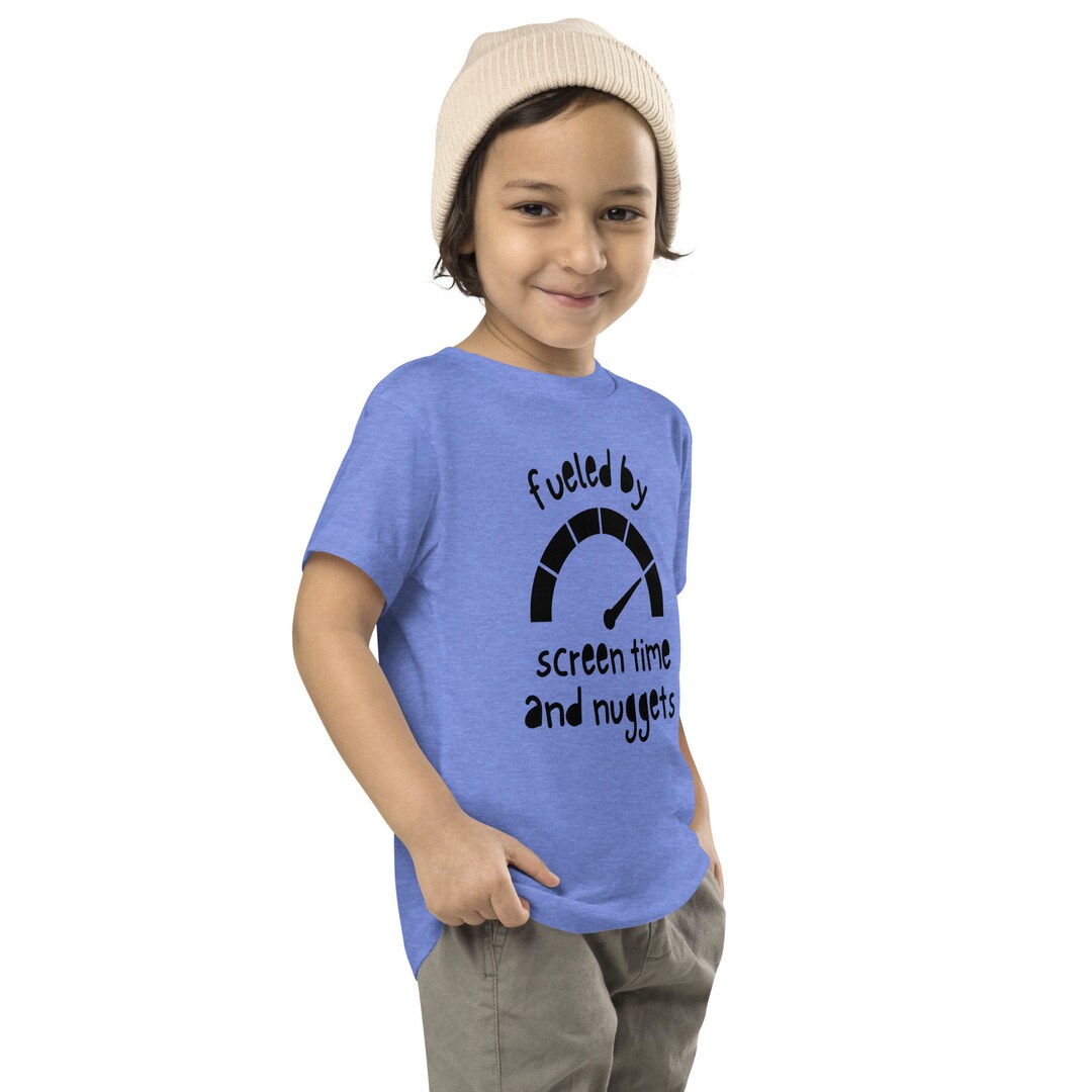 Fueled by Screen Time and Nuggets | Autism | Toddler Short Sleeve Tee ...