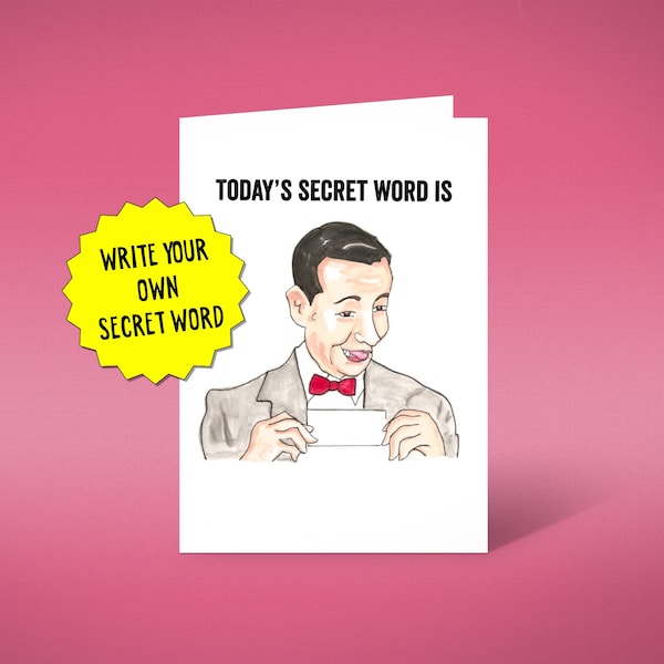 Pee Wee Herman - Etsy