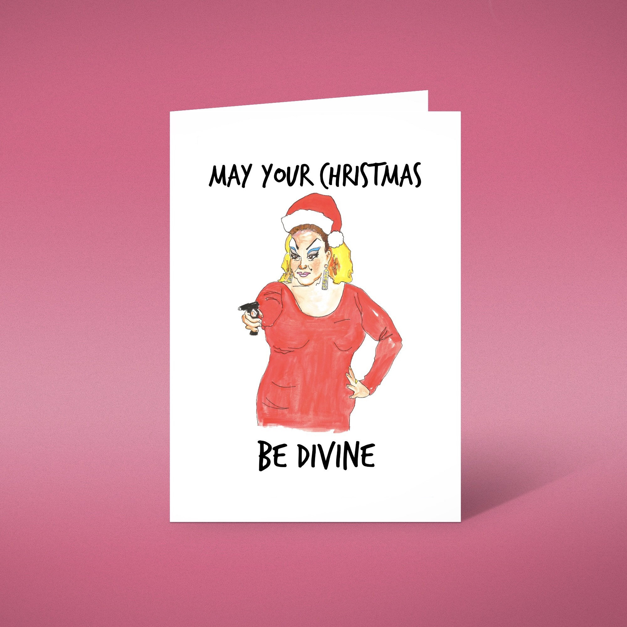 Greeting Cards Divine Greeting Card Pink Flamingos Babs Johnson John ...