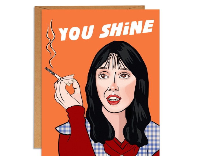 Funny 'heeeere's a Birthday Card', Horror Theme Birthday Gift, Stanley ...