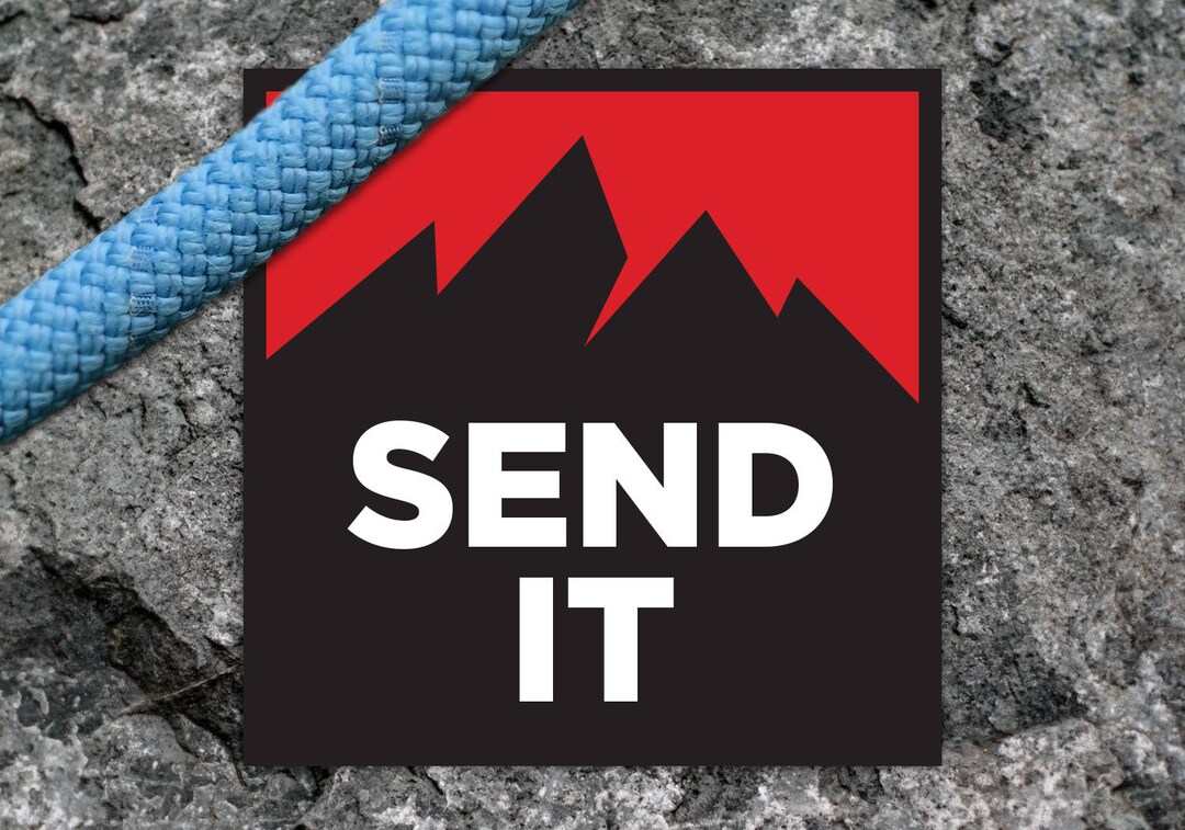 Rock Climbing Sticker, Gift for Climber, Car Decal, Outdoor Gift, Rock ...