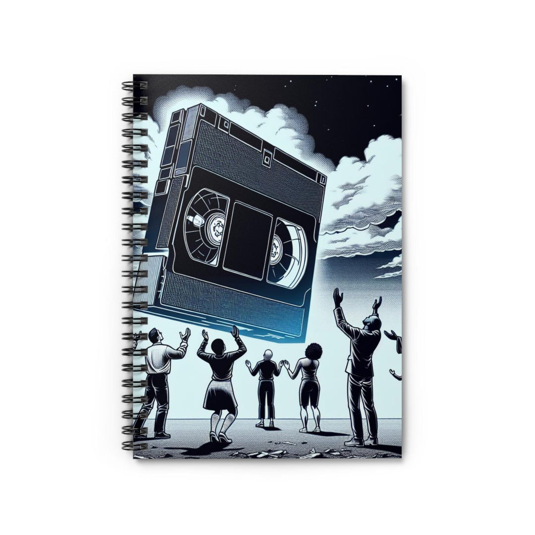 VHS Spiral Notebook Ruled Line - Etsy