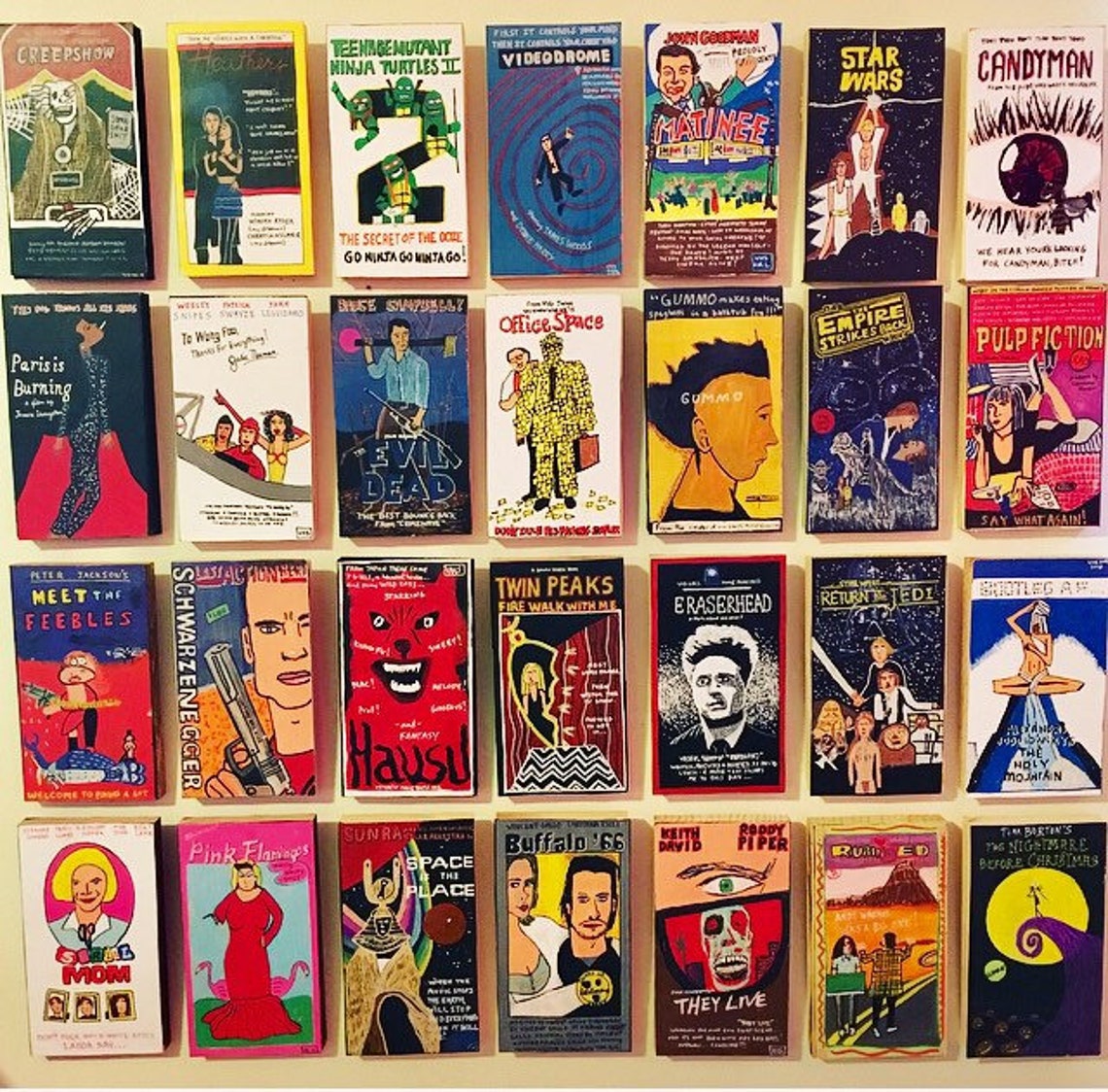 Custom VHS Painting - Etsy