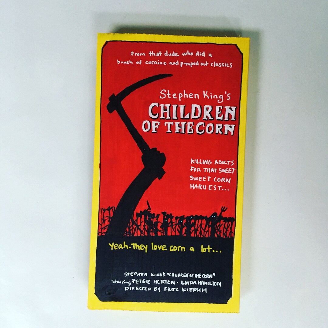 Children of the Corn VHS GIRL Print - Etsy