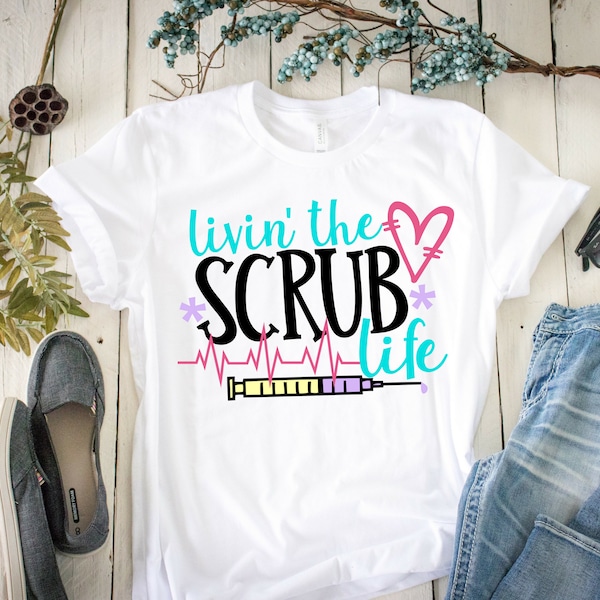 Livin the Scrub Life - Etsy