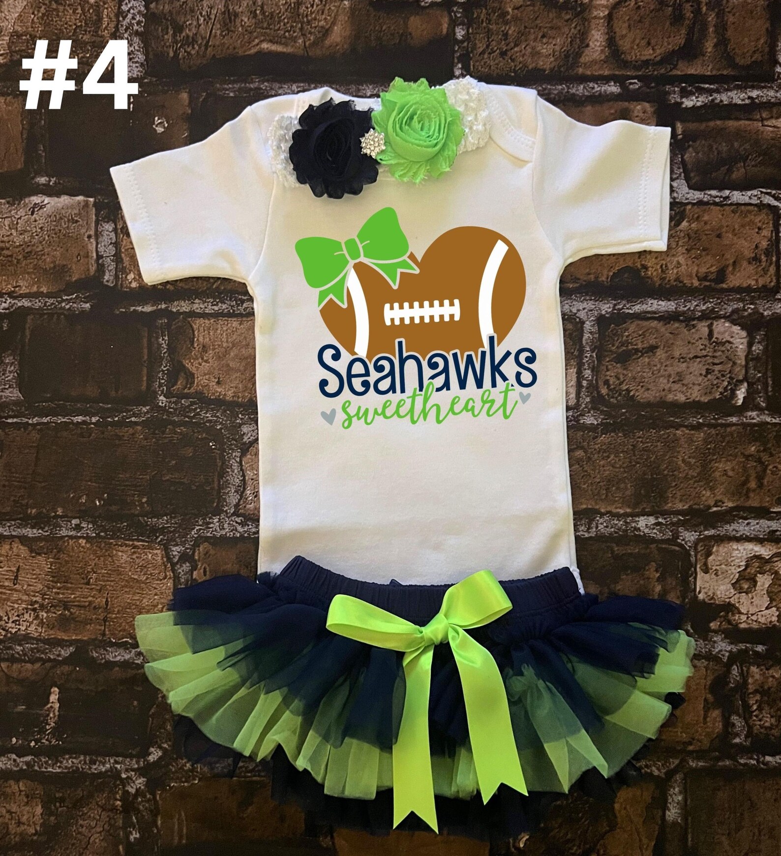 Seahawks Baby Outfit, Seahawks Girl's Outfit, Seahawks, Seahawks Baby ...