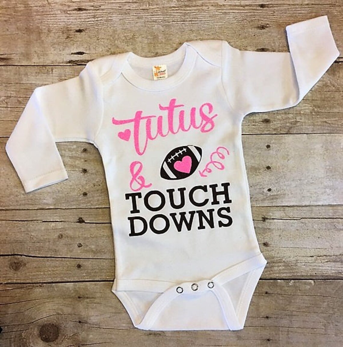 Tutus and Touchdowns Baby Girl Football Outfit Football Baby - Etsy