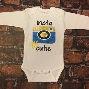 Instagram Baby, "insta Cutie", Cute Baby Shower Gift, New Arrival ...