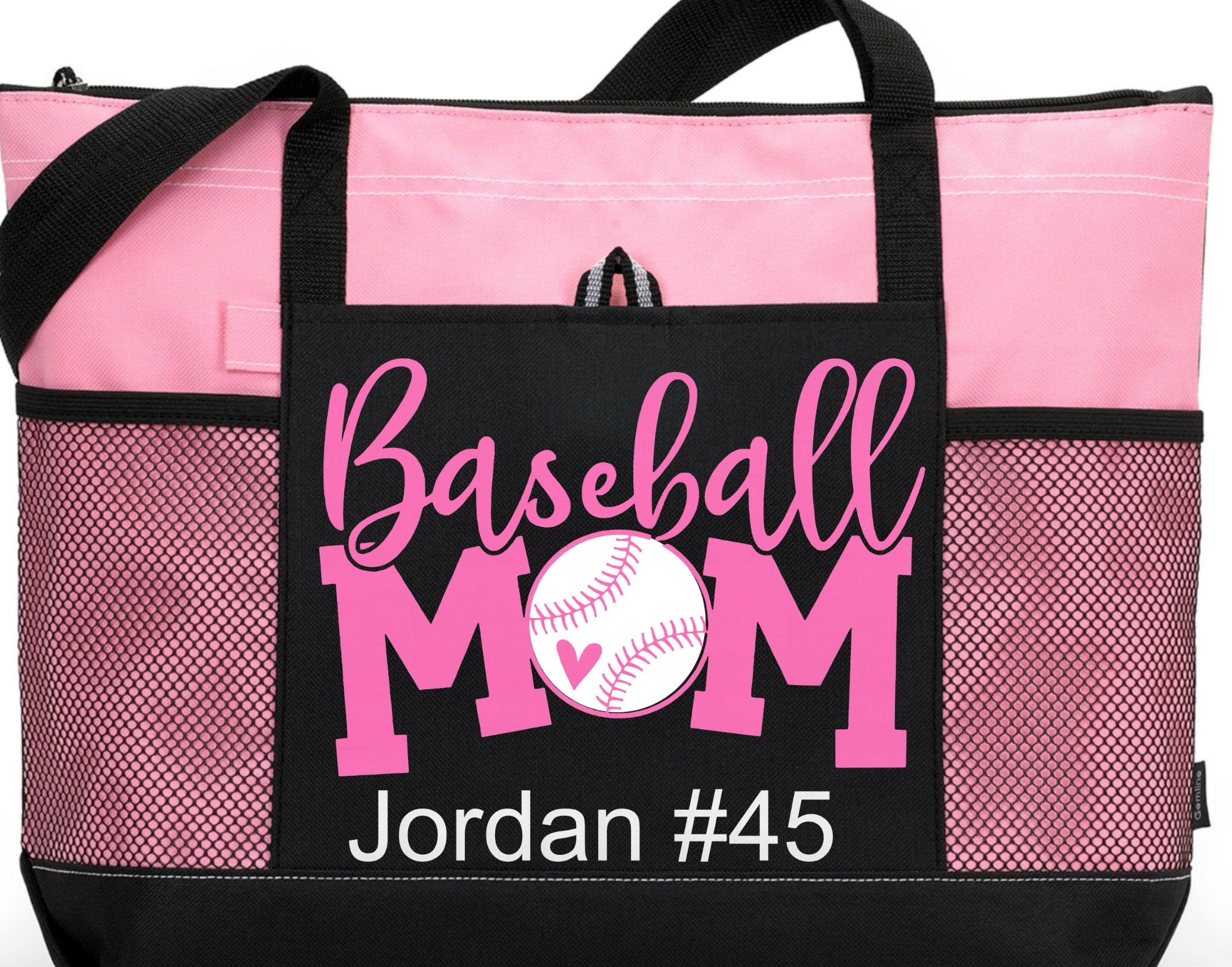 Baseball Mom Tote, Baseball Mom Gift, Custom Baseball Mom Tote ...