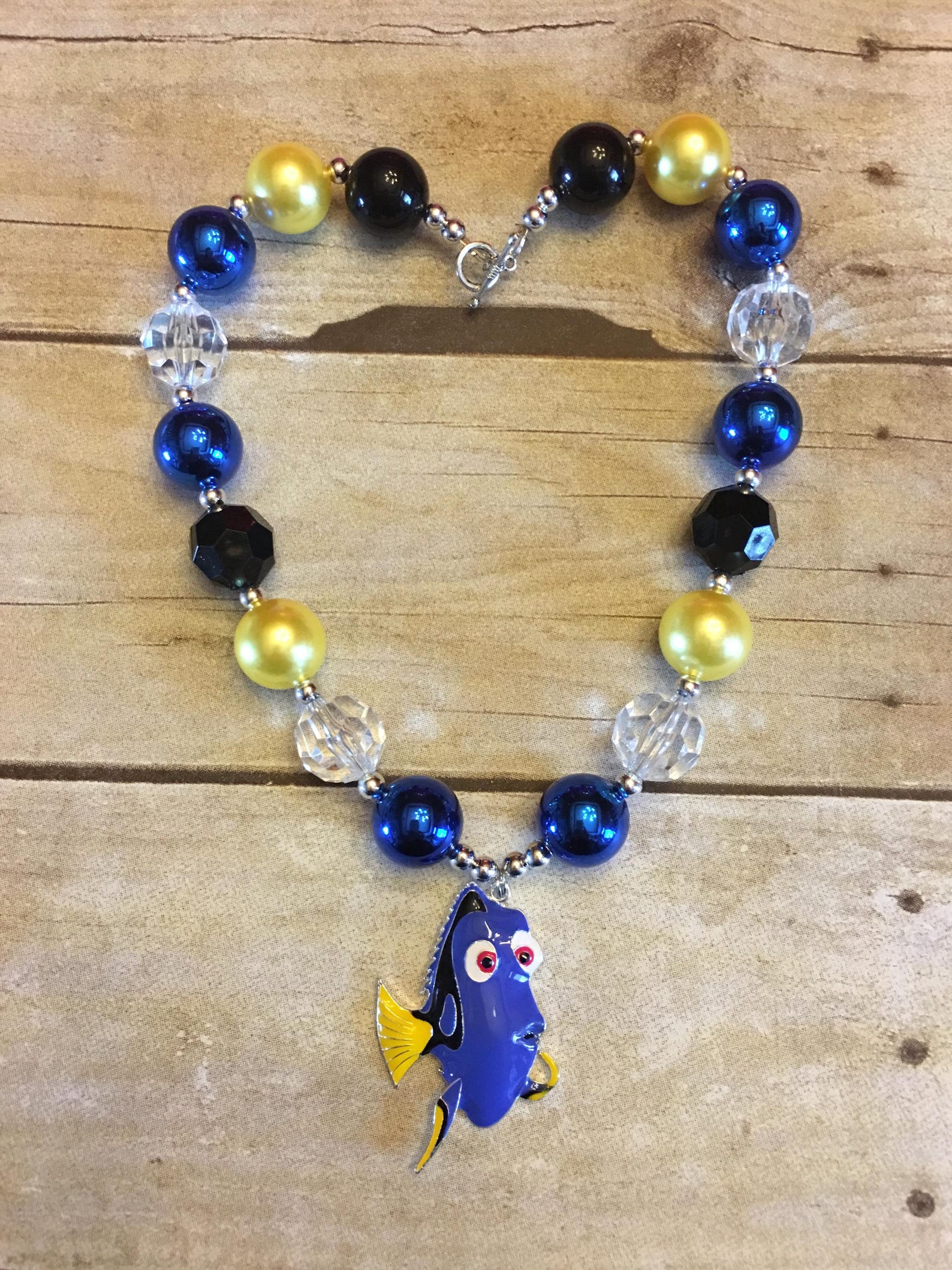 Dory Birthday Necklace, Finding Nemo Party, Finding Dory Necklace, Dory ...