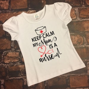 My Mom is a Nurse, Nurse Shirt, Nurse Pregnancy Reveal, Nurse Pregnancy ...