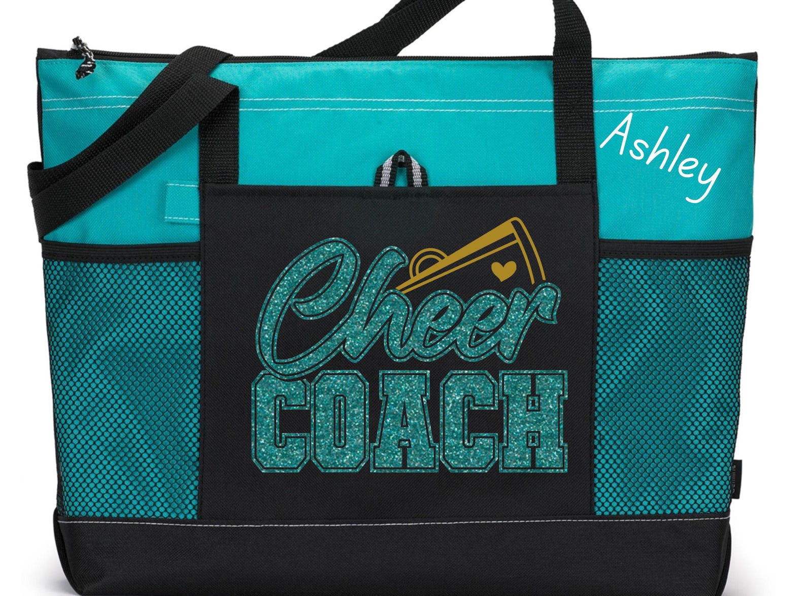 Cheer Coach Tote Bag, Cheer Coach Gifts, Canvas Tote Bag, Personalized ...