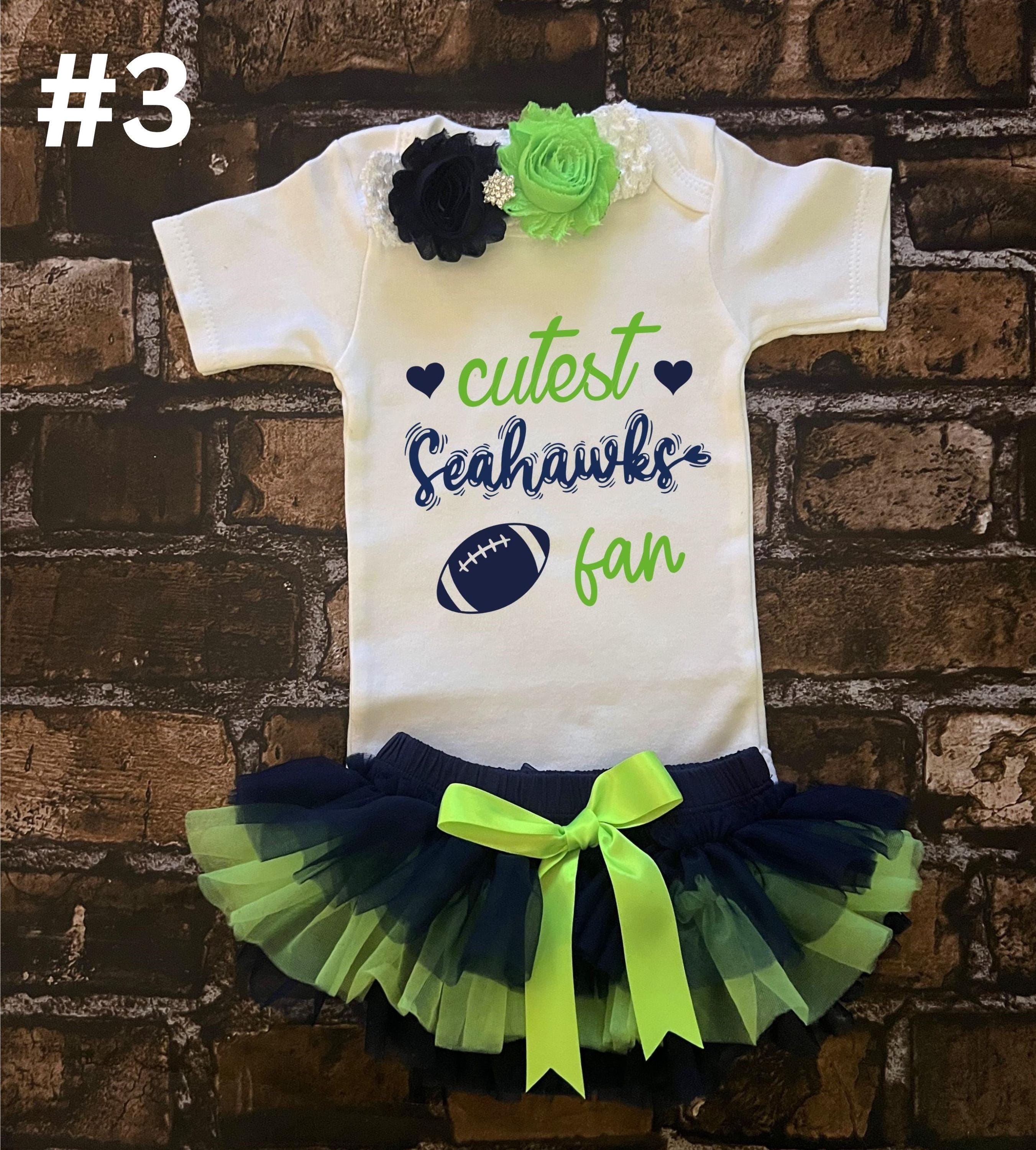 Seahawks Baby Outfit, Seahawks Girl's Outfit, Seahawks, Seahawks Baby ...