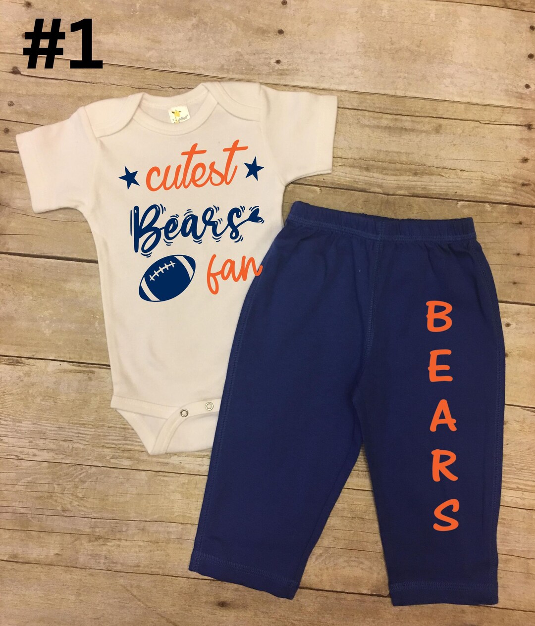 Chicago Bears, Bears Baby Boy Outfit, Bears Bodysuit, Infant Boy Bears ...