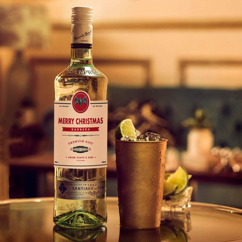 Personalised Spiced Rum Style Labels | Etsy