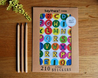 Alphabet stickers | Etsy