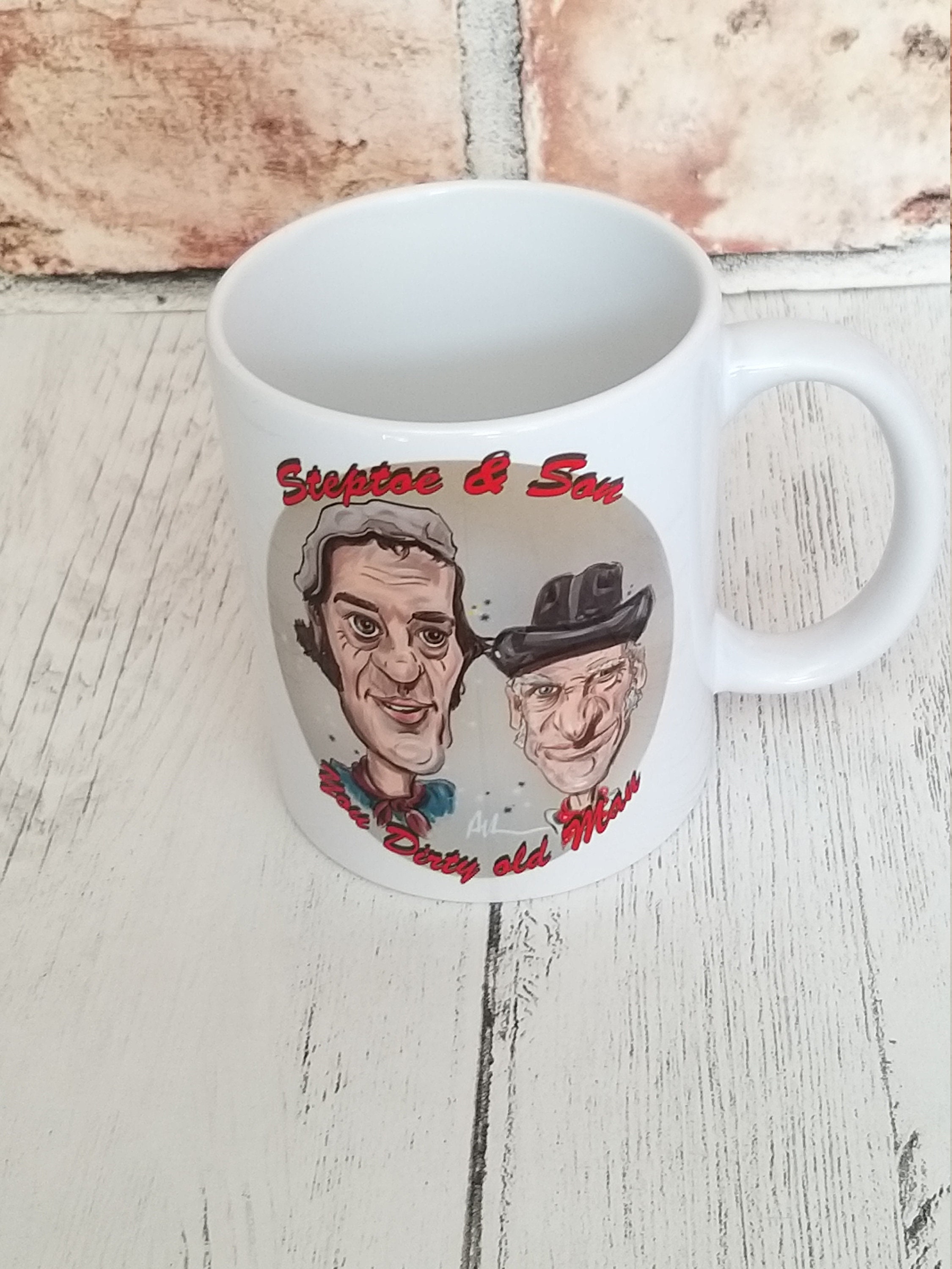 Steptoe and Son Caricature Mug Steptoe and Son Dirty Old Man Coffee Tea ...