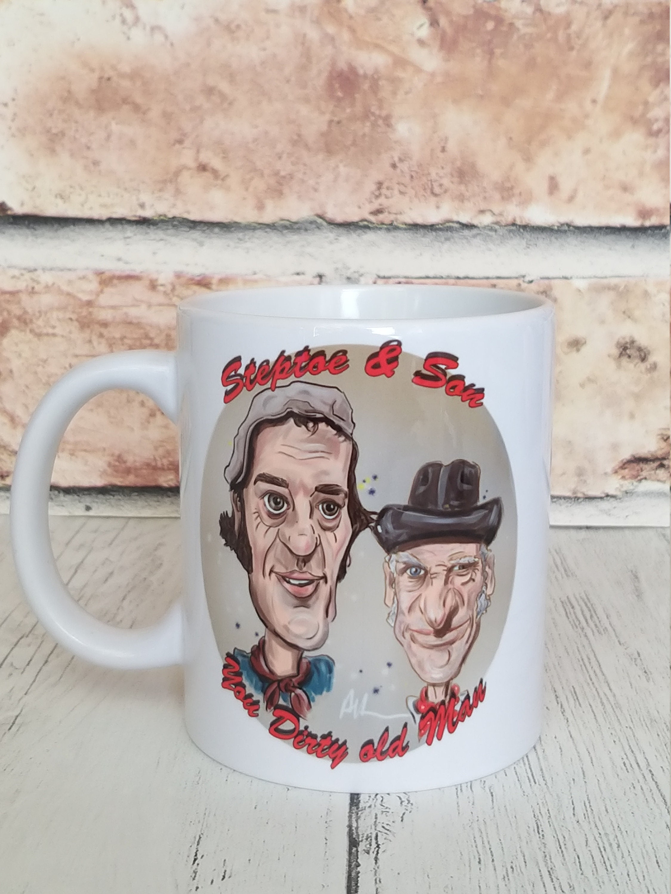 Steptoe and Son Caricature Mug Steptoe and Son Dirty Old Man Coffee Tea ...