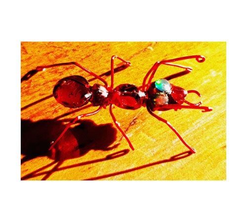 Red/pink Garnet Ant Models - Etsy